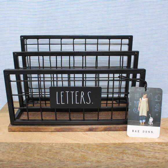 Rae Dunn | Office | Rae Dunn Desktop Letters Holder Home Office Mail ...